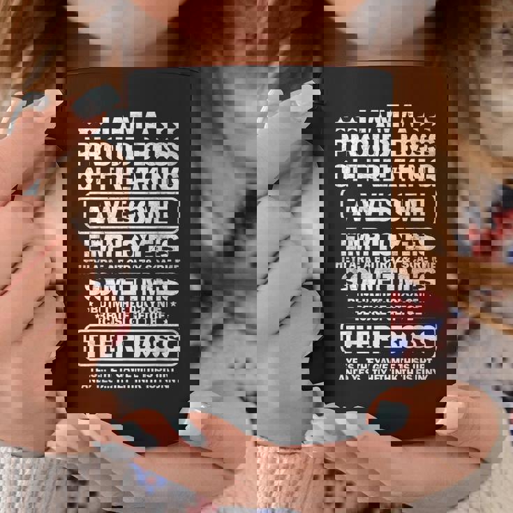 Funny Proud Boss Employee Appreciation Office Men Funny Boss Coffee Mug ...