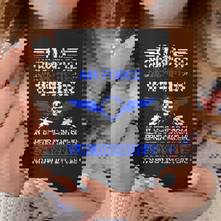 Im A Grumpy Old Air Force Veteran For Men Or Women Coffee Mug | Mazezy