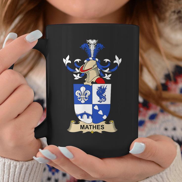 Mathes Coat Of Arms Family Crest Coffee Mug - Seseable