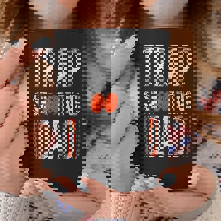 Mens Shotgun Skeet Trap Clay Pigeon Shooting Dad Father Vintage Coffee Mug | Mazezy