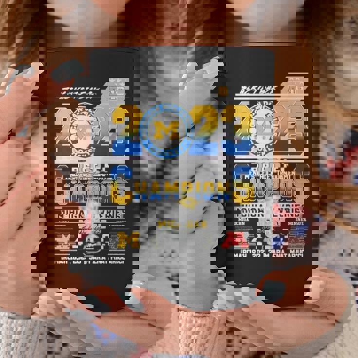 Michigan Ice Hockey Back 2 Back 2023 B1g Tournament Champions Coffee ...