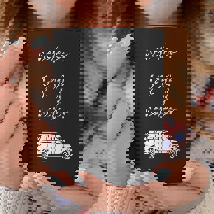 Mom And Parent Life Never Say Never Funny Minivan Coffee Mug | Mazezy