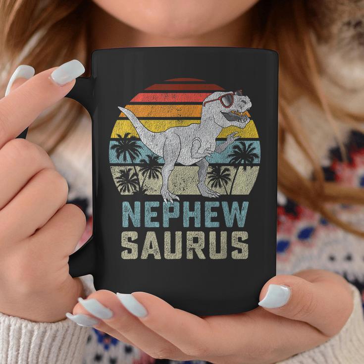 Nephewsaurus T Rex Dinosaur Nephew Saurus Family Matching Coffee Mug ...