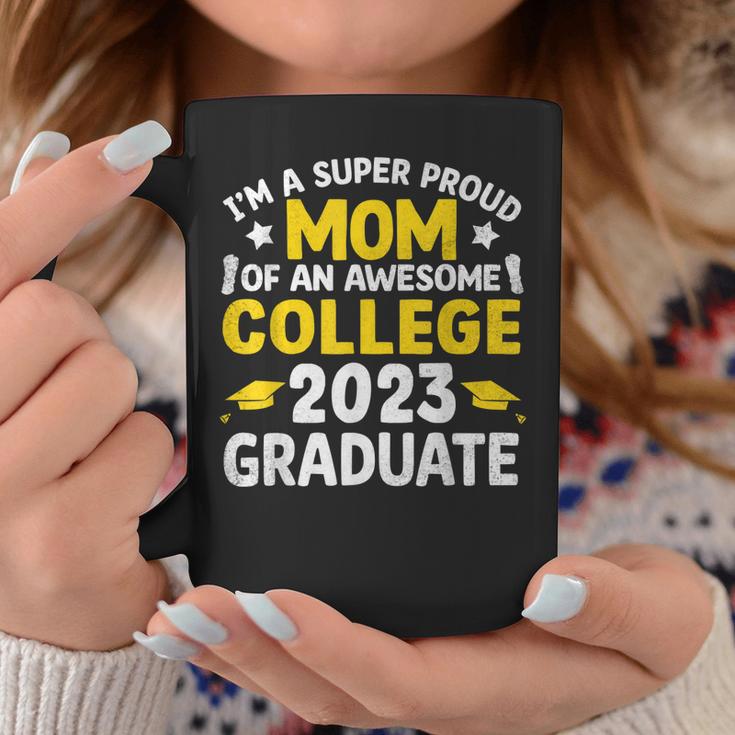 Proud Mom Of Awesome College 2023 Master Graduate Graduation Coffee Mug ...