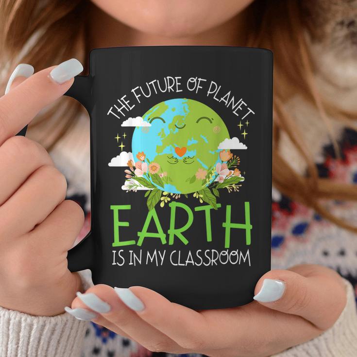 The Future Of Planet Earth Day Teachers 2023 Coffee Mug | Mazezy