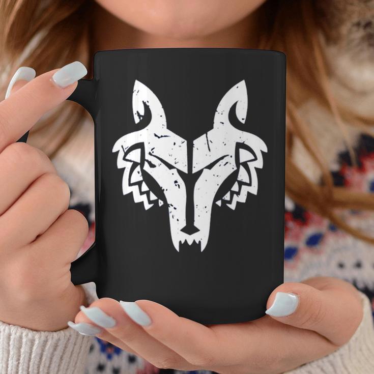 The Wolf Pack Logo The Mandalorian Coffee Mug | Mazezy