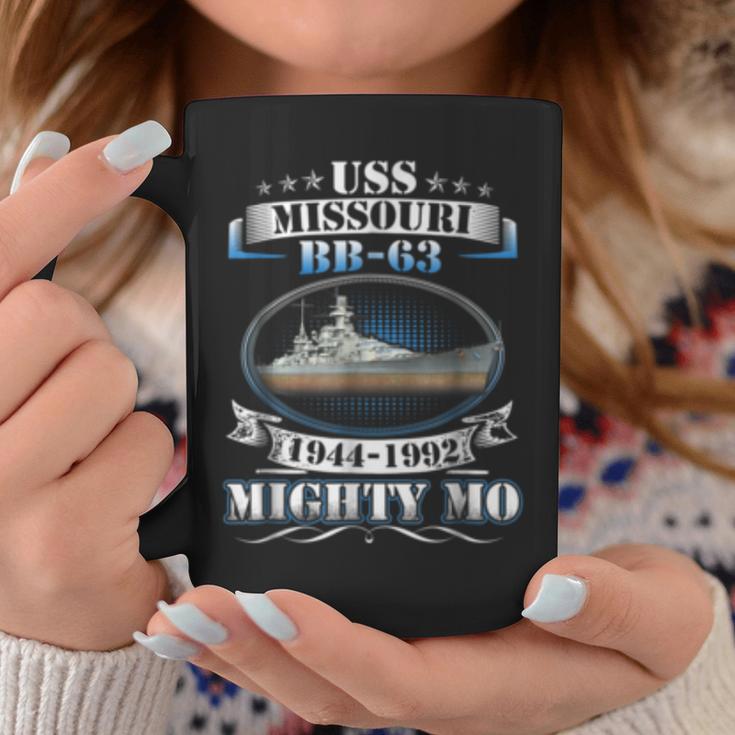 Uss Missouri Bb63 Wwii Battleship Tech Drawing Coffee Mug | Mazezy