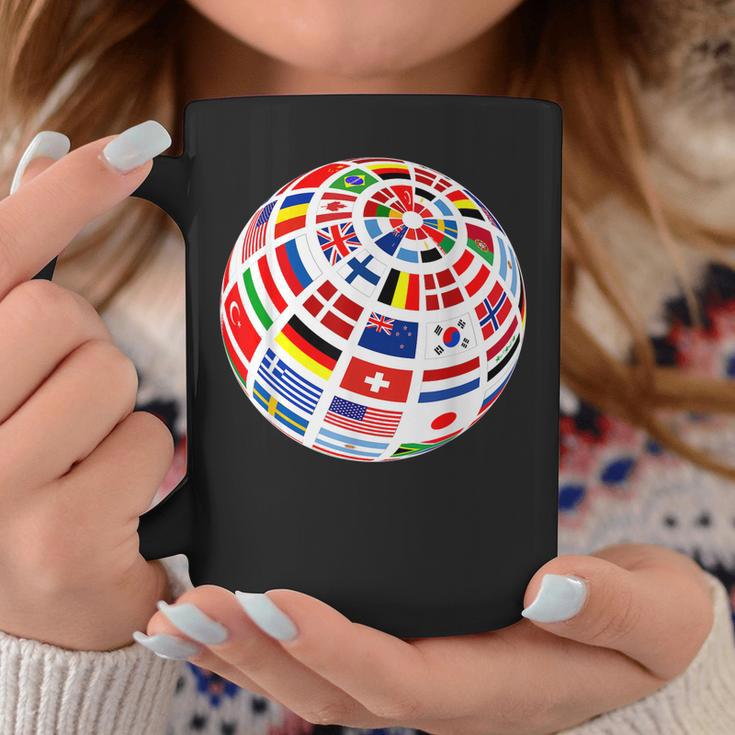 World Flags The Countries Of The World Globe Earth Coffee Mug ...