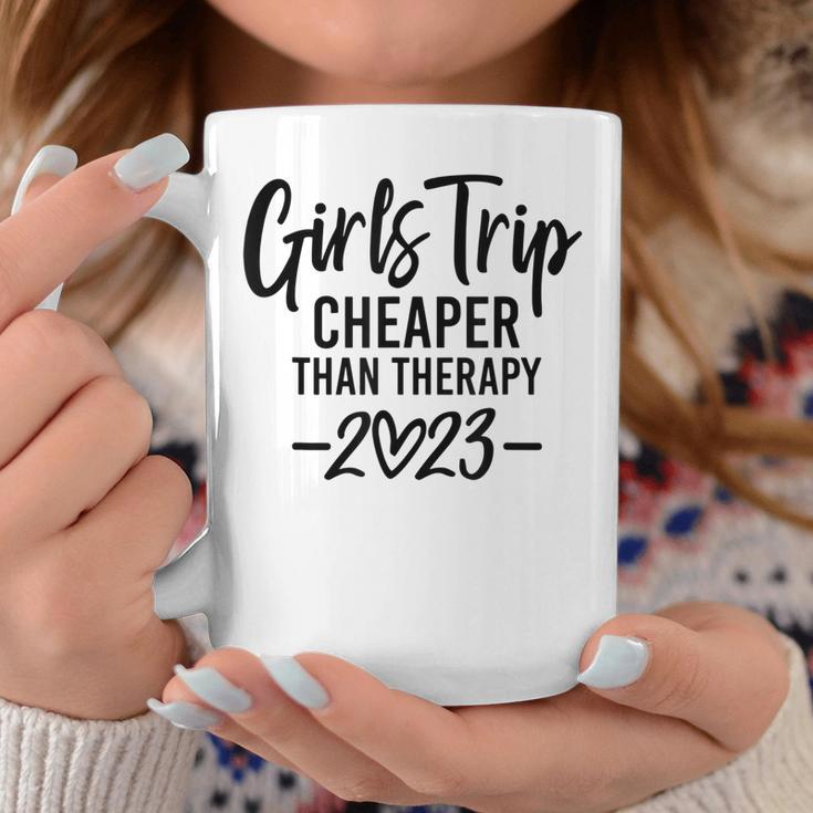 Girls Trip Cheapers Than Therapy 2023 Girls Vacation Party V2 Coffee ...