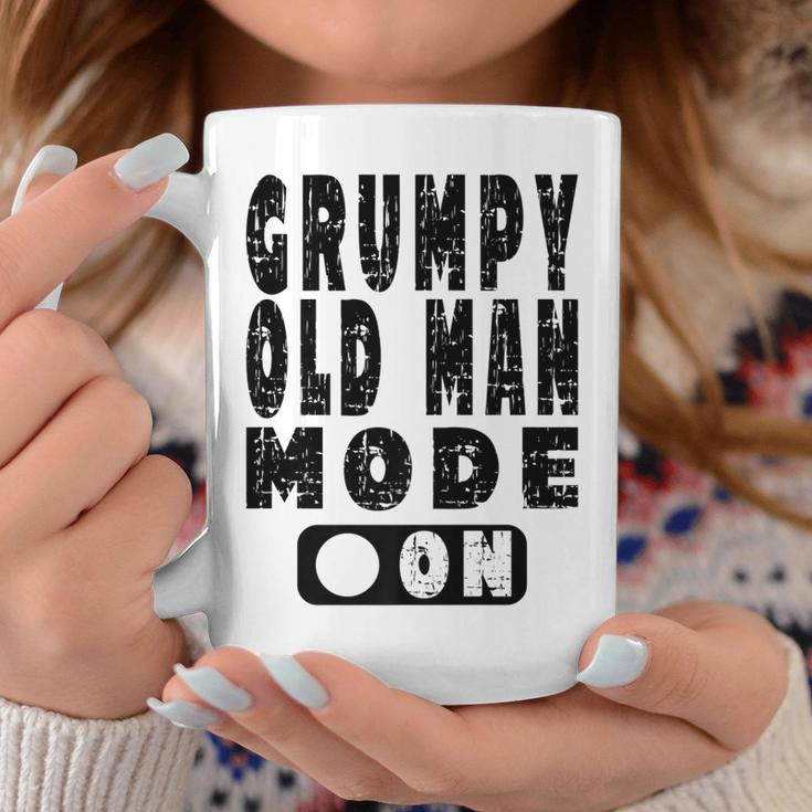 Grumpy Old Man Mode On - Senior Citizen Humor Coffee Mug - Thegiftio