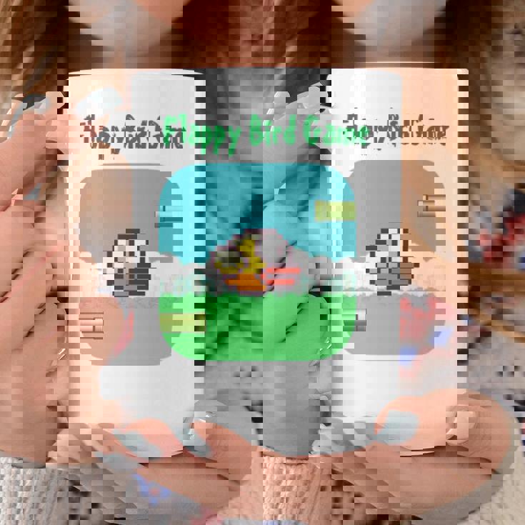 Pixel Art Flappy Bird Game Coffee Mug | Mazezy