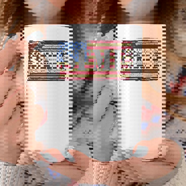 Sfmf Usa Flag Military Motto Weapon Guns America Coffee Mug | Mazezy