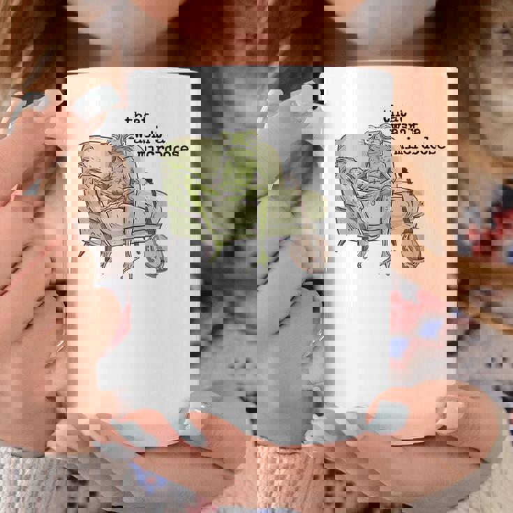 That Wasnt A Microdose Humor Strange Naked Frog Meme Coffee Mug | Mazezy