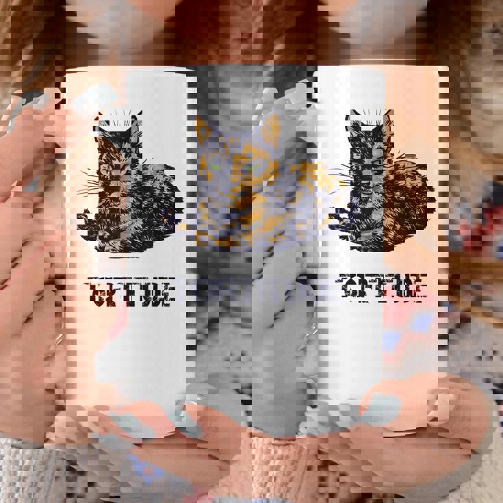 Tortitude Cat Tortoiseshell Kittens Torties Kitty Coffee Mug | Mazezy