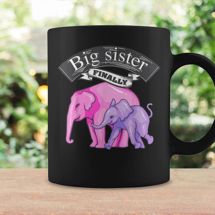 Big Sister Finally Cool Promoted To Big Sister Gift Coffee Mug | Mazezy