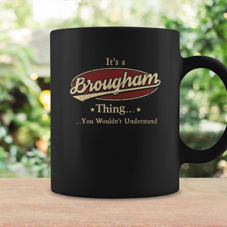 Brougham Name Brougham Family Name Crest Coffee Mug - Seseable