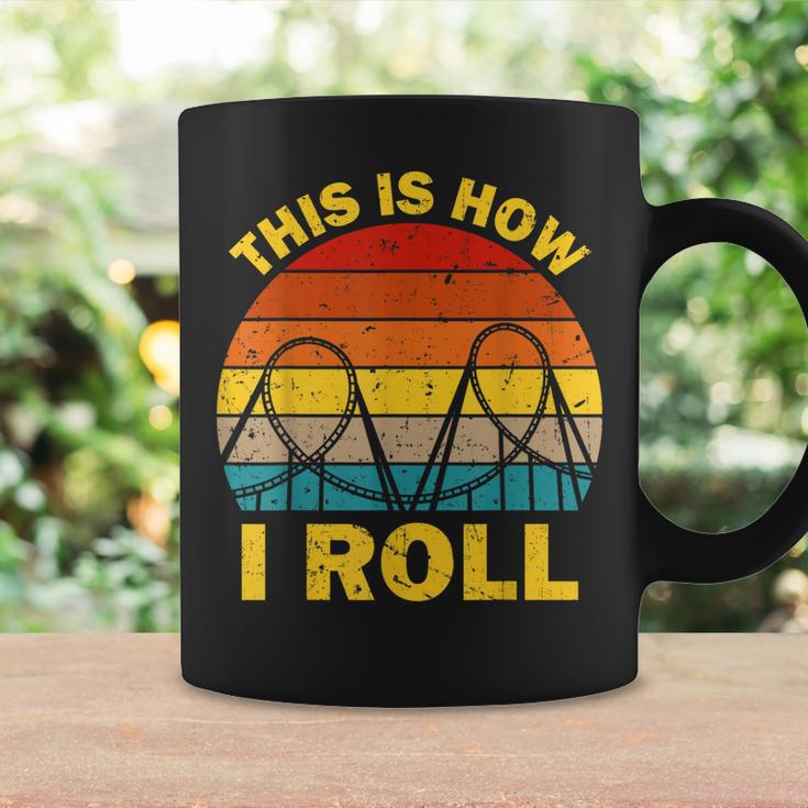 Cool Roller Coaster For Men Women Amusement Theme Park Retro Coffee Mug ...