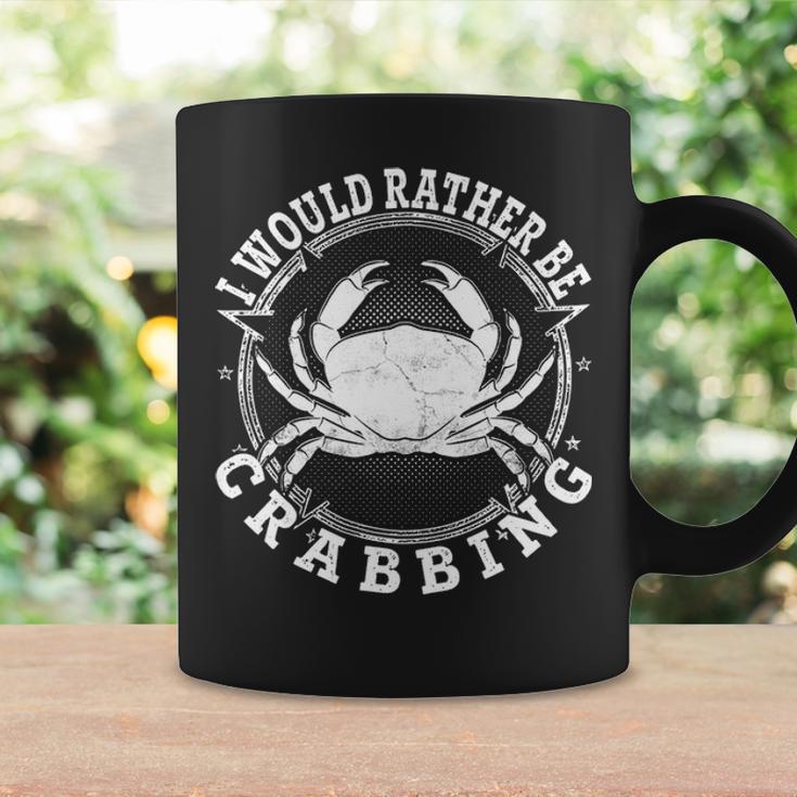 Crab Fishing I Would Rather Be Crabbing For Fisherman Coffee Mug ...