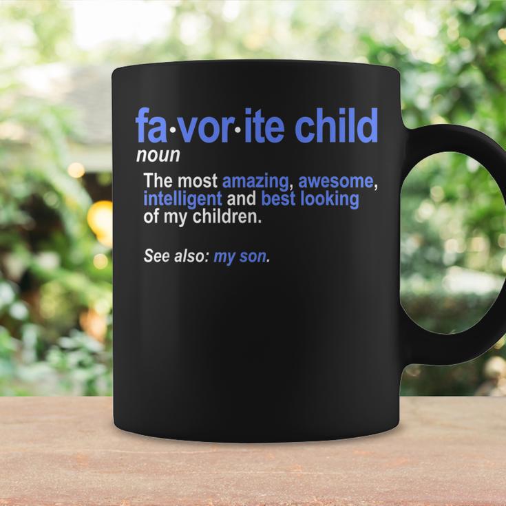 Favorite Child Definition Funny Mom And Dad Son Coffee Mug | Mazezy