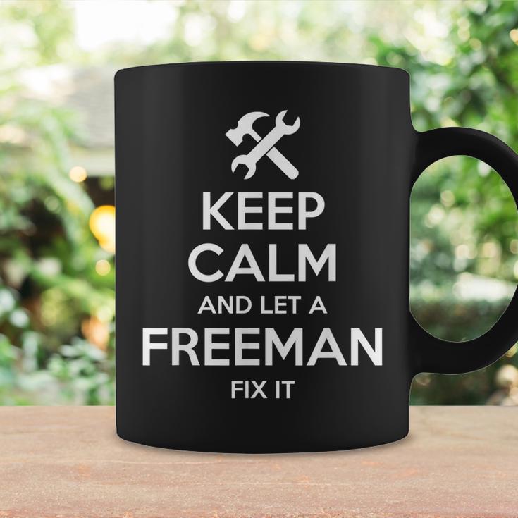 Freeman Funny Surname Birthday Family Tree Reunion Gift Idea Coffee Mug ...
