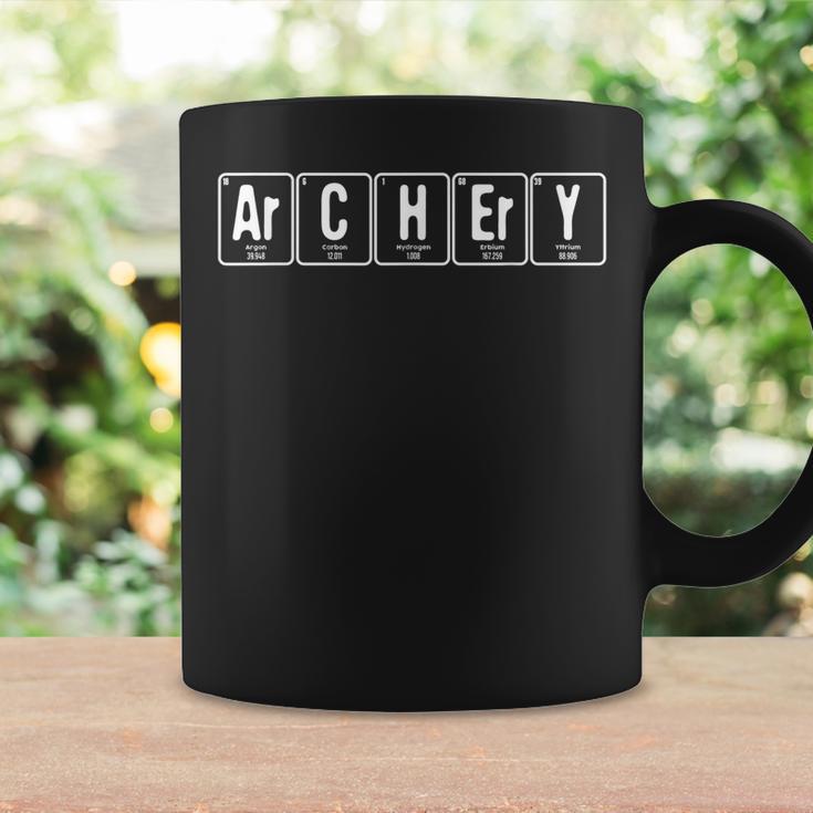 Funny Archery Design Archer Men Women Kids Periodic Table Coffee Mug ...