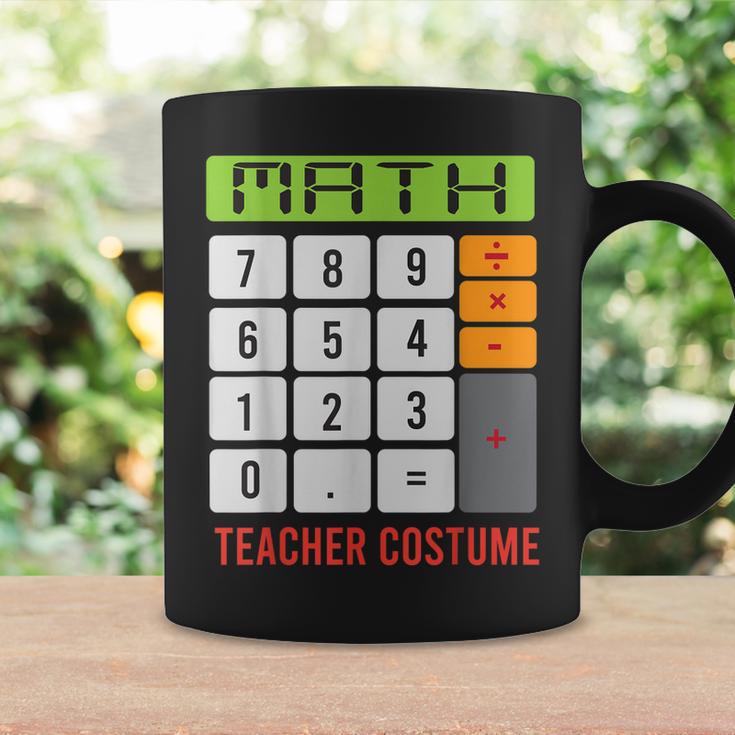 Funny Math Teacher Halloween Calculator Easy Costume Outfit Coffee Mug ...
