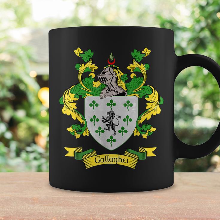 Gallagher Coat Of Arms | Gallagher Surname Family Crest Coffee Mug ...