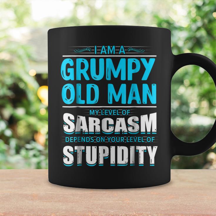 I Am A Grumpy Old Man Sarcasm Old Man Saying Coffee Mug | Mazezy