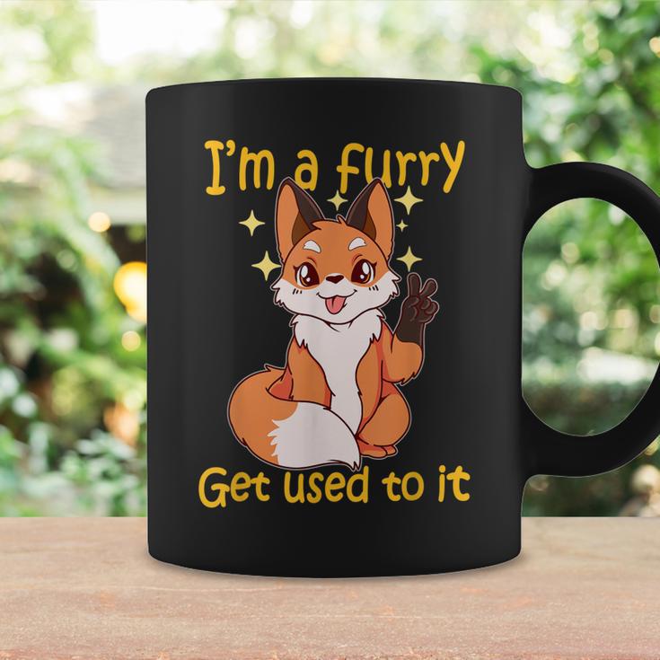 Im A Furry Get Use To It Furry Gift Furry Coffee Mug | Mazezy