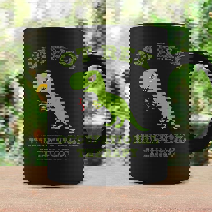 Ot Rex Occupational Therapy T-Rex Dinosaur Coffee Mug | Mazezy