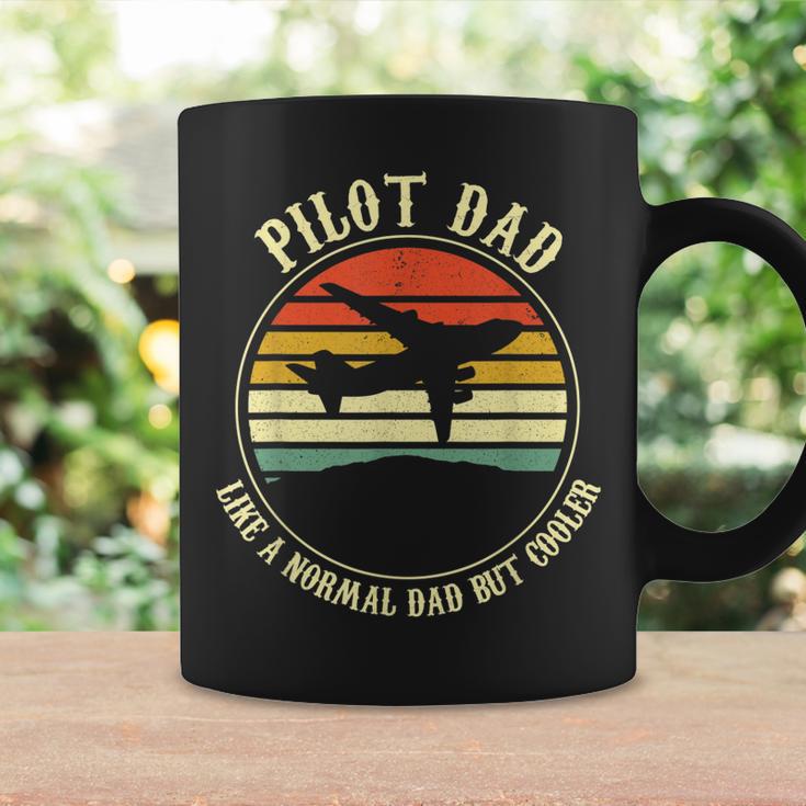 Pilot Dad Like A Normal Dad But Cooler Mens Fathers Day Coffee Mug | Mazezy