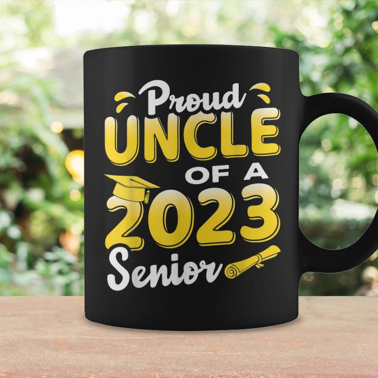 Proud Uncle Of A 2023 Senior Funny Graduation Coffee Mug | Mazezy