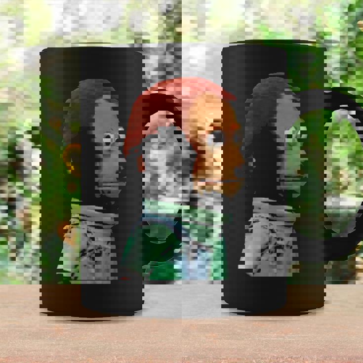 Solo Awkward Look Monkey Puppet Meme Coffee Mug - Seseable
