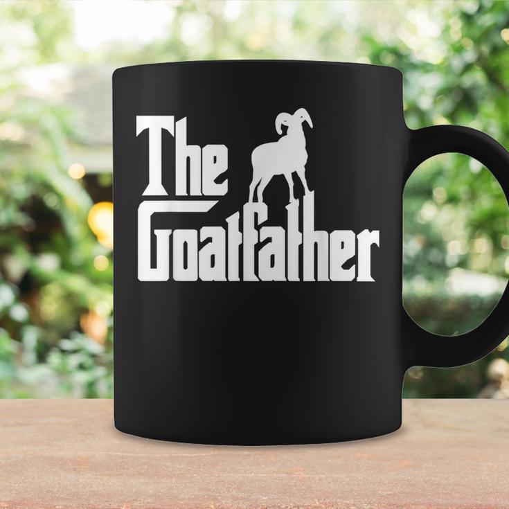 The Goatfather Funny Goat Father Lover Animal Coffee Mug | Mazezy