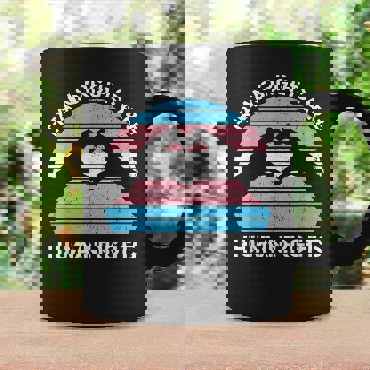 Trans Rights Are Human Rights Lgbqt Transgender Coffee Mug | Mazezy AU