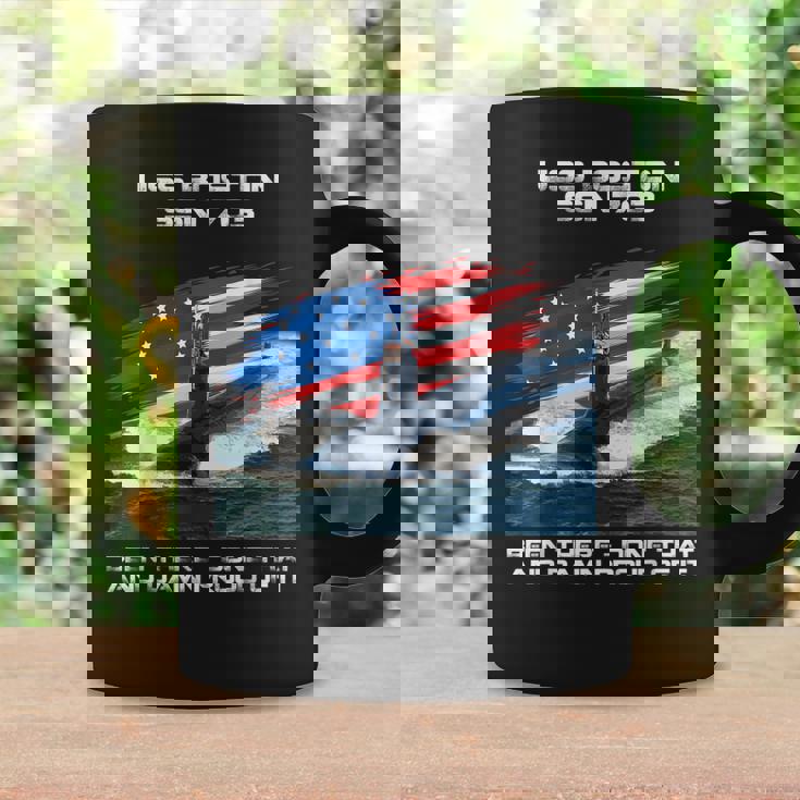 Uss Boston Ssn-703 American Flag Submarine Veteran Xmas Coffee Mug ...