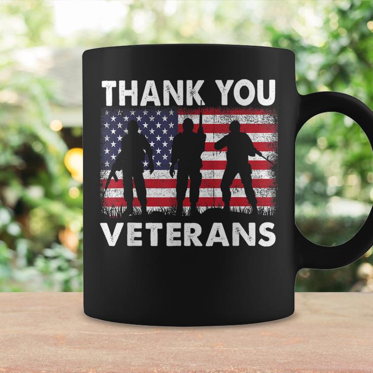 Veterans Day Thank You Veterans Usa Flag Patriotic V4 Coffee Mug - Seseable