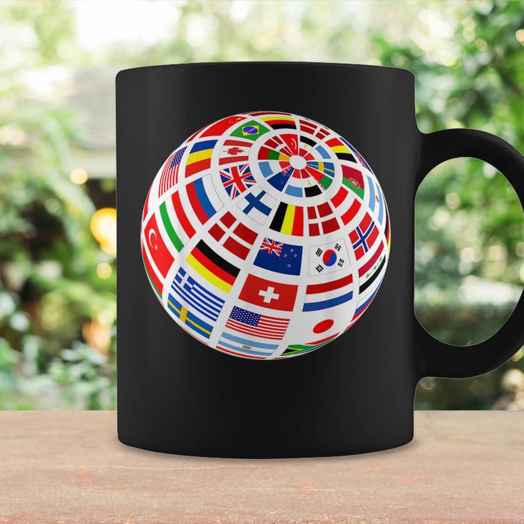 World Flags The Countries Of The World Globe Earth Coffee Mug ...