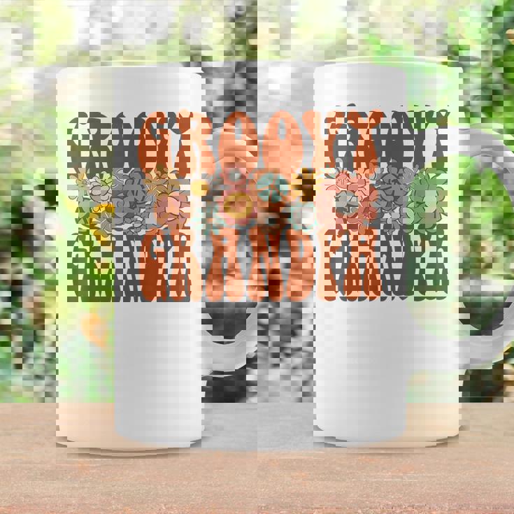 Groovy Grandpa Retro Matching Family Baby Shower Fathers Day Coffee Mug ...