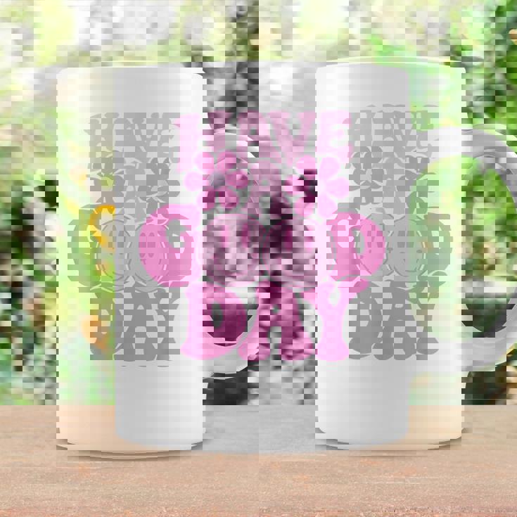 Have A Good Day Retro - Smile Face Preppy Aesthetic Coffee Mug | Mazezy