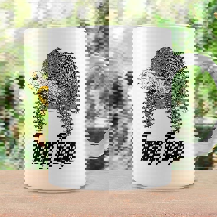 Tort Dad Sulcata African Spurred Tortoise Turtle Shell Coffee Mug | Mazezy