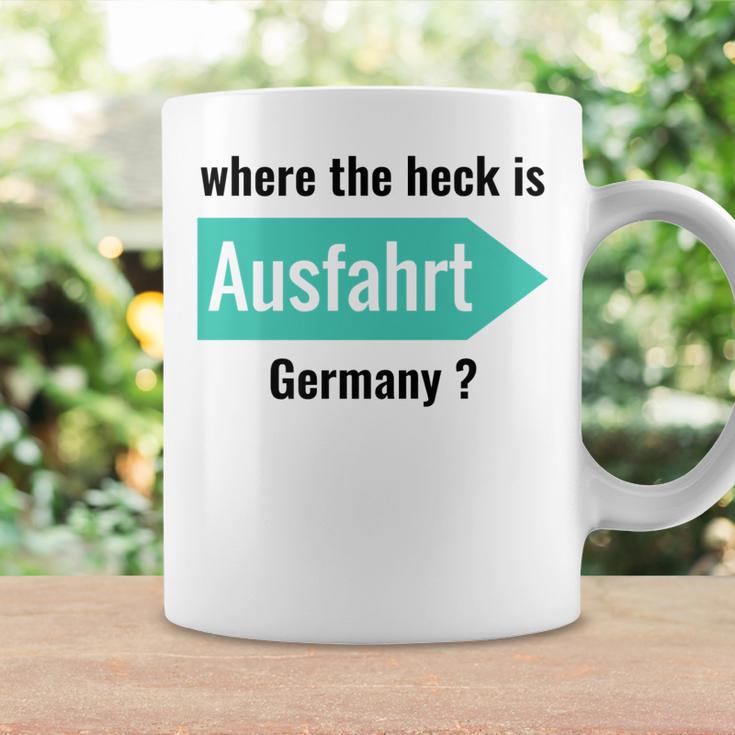 Where The Heck Is Ausfahrt Germany Coffee Mug | Mazezy