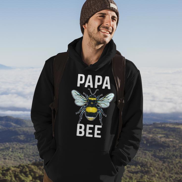 Papa Bee Honey Beekeeper Whisper Men Father Grandpa Hoodie | Mazezy
