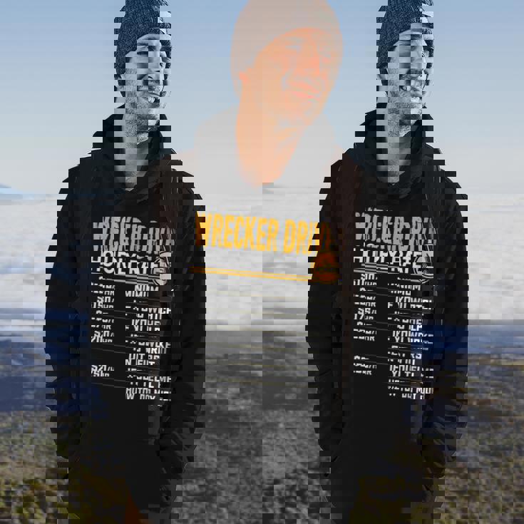 Wrecker Driver Hourly Rate - Funny Wrecker Tow Truck Driver Hoodie | Mazezy