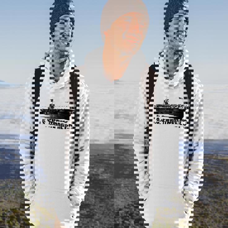 Uss Enterprise Cv 6 Wwii Aircraft Carrier Vintage Style Usa Hoodie ...