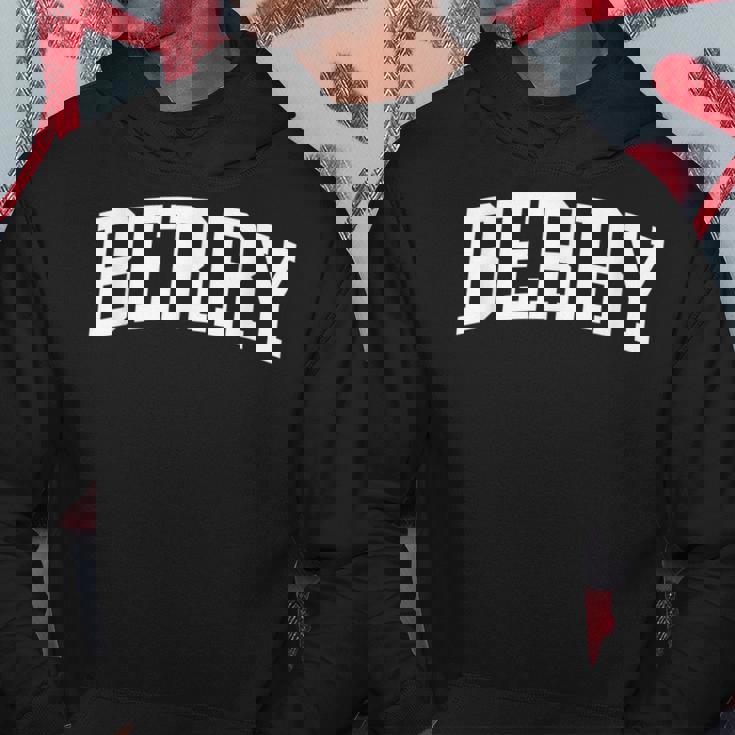 Berry Athletic Arch College University Alumni Hoodie - Seseable