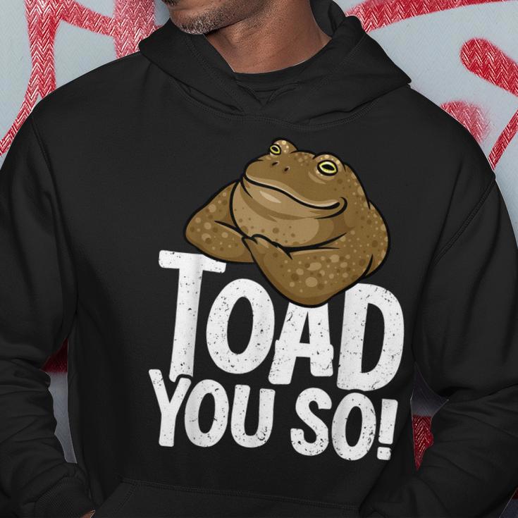 Funny Toad Pun Cute Toad Toad Art Toad You So Frog Toad Hoodie | Mazezy