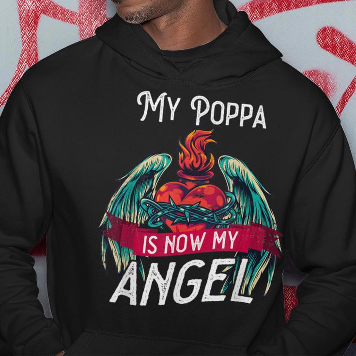 Loving Memory Loss Of My Poppa Angel In Heaven Hoodie | Mazezy