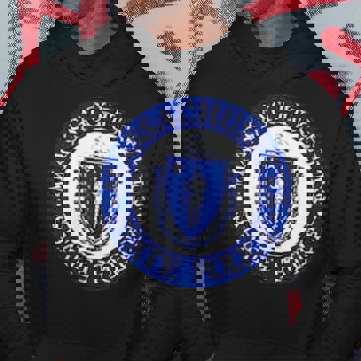 Massachusetts State Police V2 Hoodie - Seseable