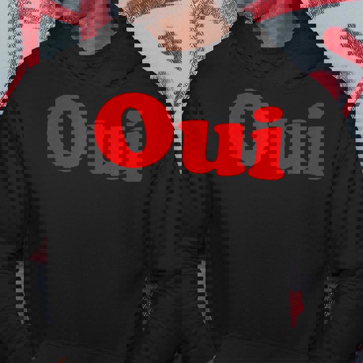 Oui French Chic Vintage Hoodie | Mazezy